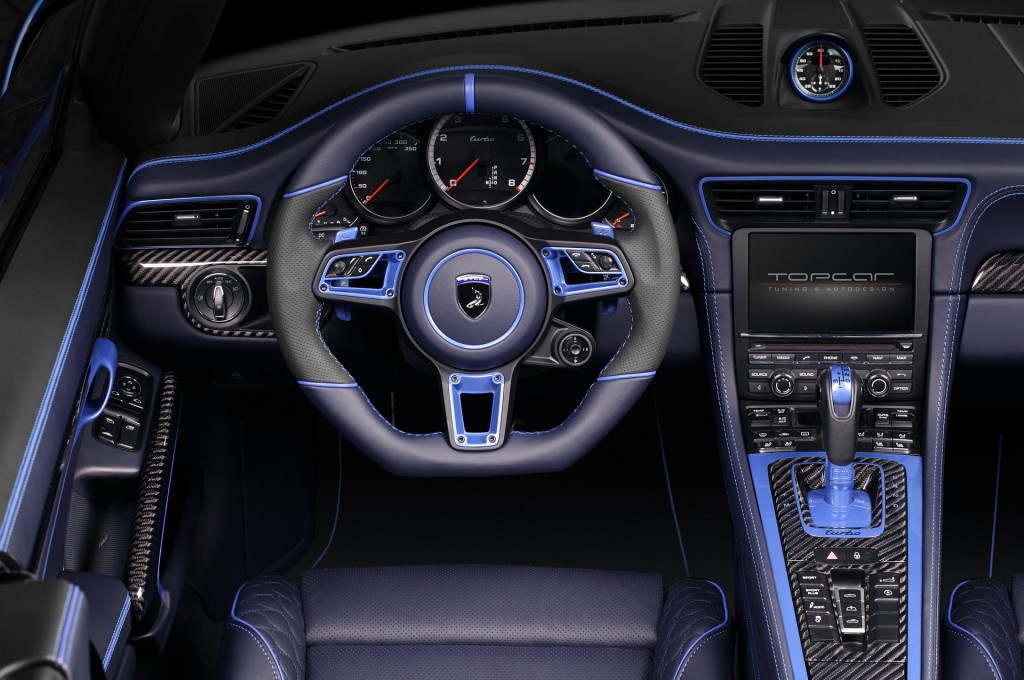 Interior of the Porsche 991 Turbo / TopCar design
